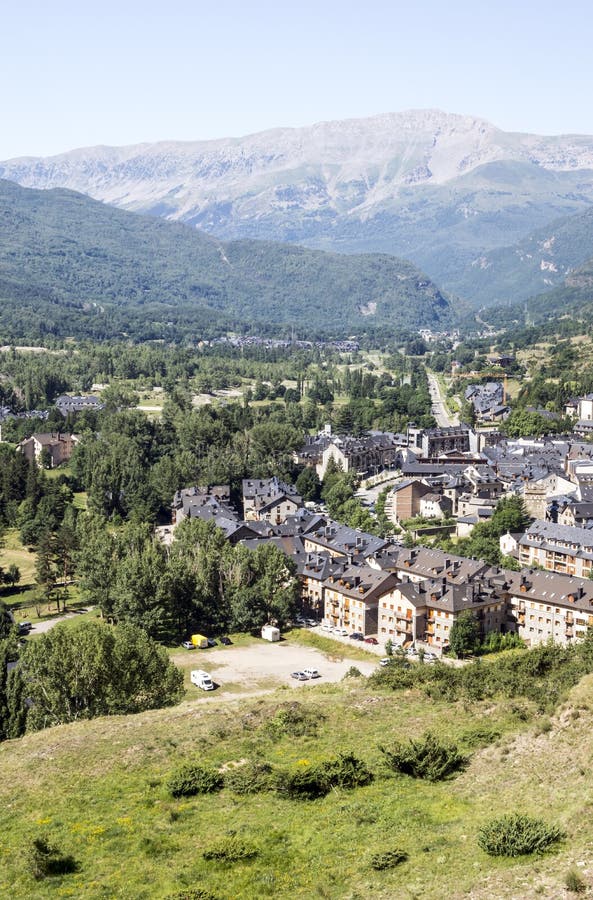 Benasque village stock image. Image of lleida, altitude - 97200211