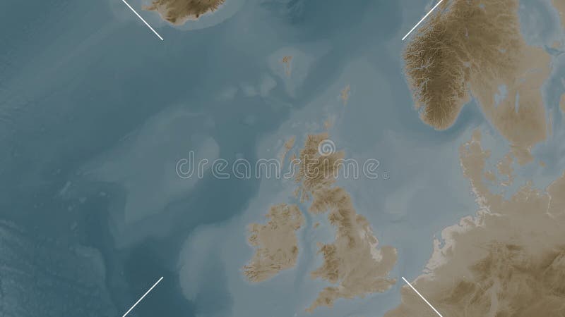 Benbecula Island. Sepia Map. Slide Stock Video - Video of region, sepia ...