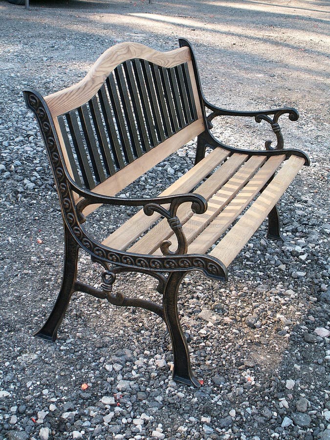 Bench stock photo. Image of gardens, relaxing, simplicity - 1309682