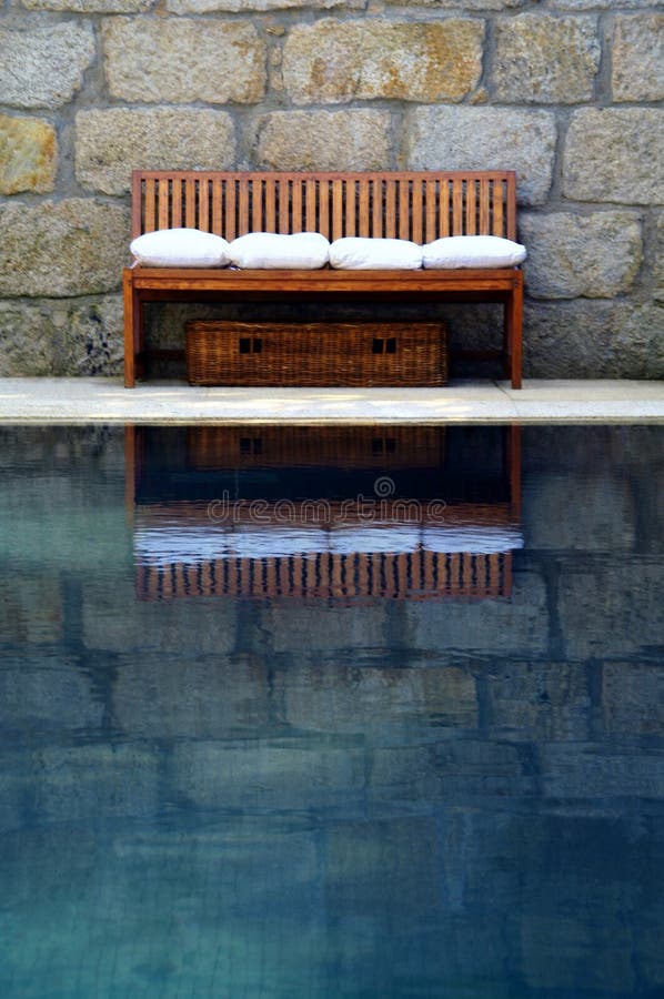 Bench stock photo. Image of outdoors, beautiful, pool - 2659352