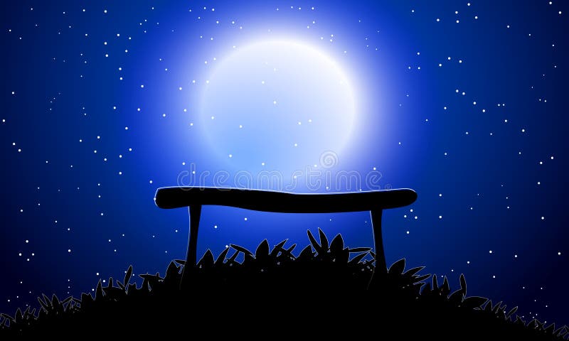 Couple Bench Starry Sky Moon Art Stock Illustrations – 14 Couple Bench ...