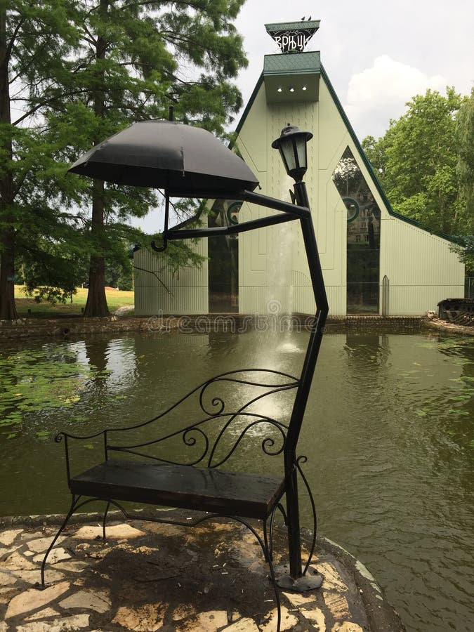 Bench editorial photo. Image of bench, lake, water, house - 161801711