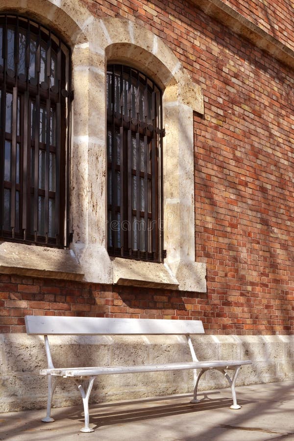 Bench stock photo. Image of bricks, design, beauty, night - 38959774