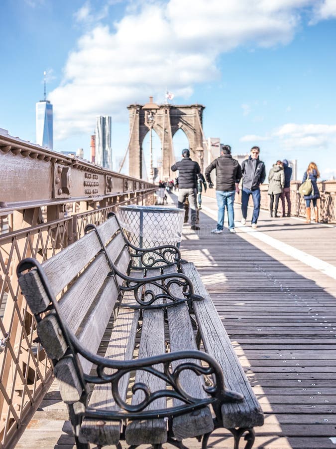 The Bench of the Bridge editorial image. Image of light - 64568195