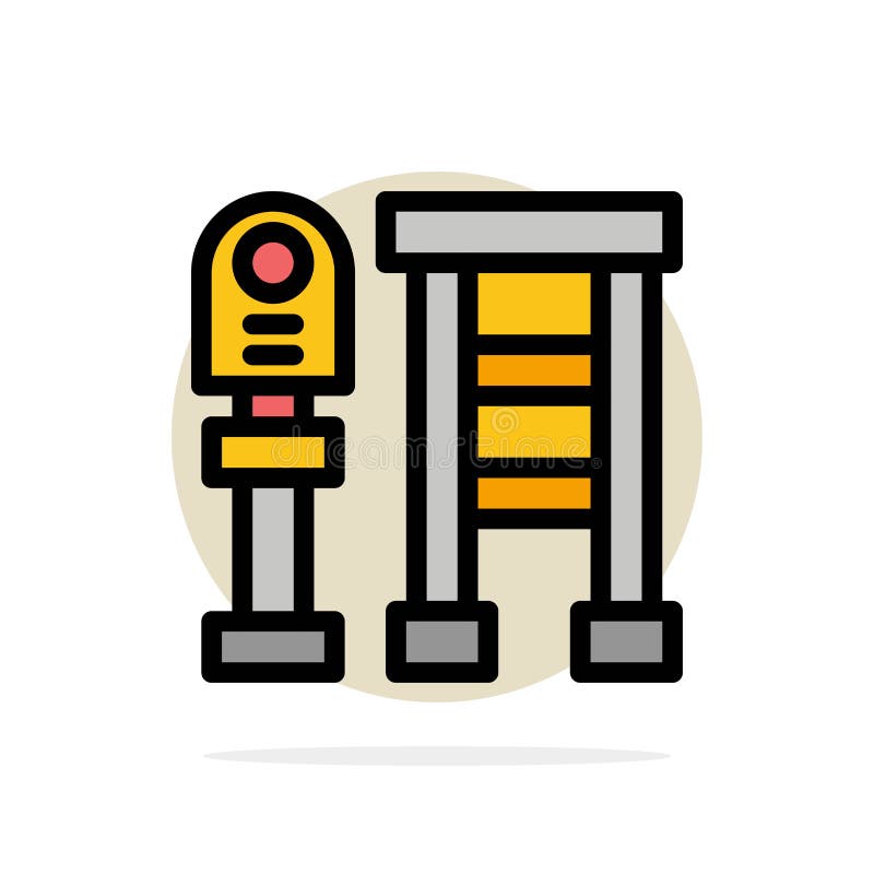Bench, Bus, Station, Stop Abstract Circle Background Flat Color Icon ...