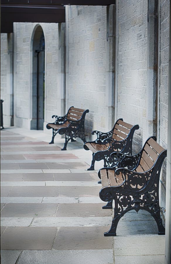 Bench in garden stock image. Image of vibrant, tranquil - 31664121