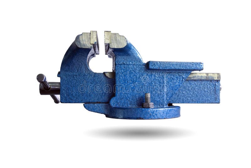 Bench Clamp Isolated on White Background. Stock Photo - Image of single ...