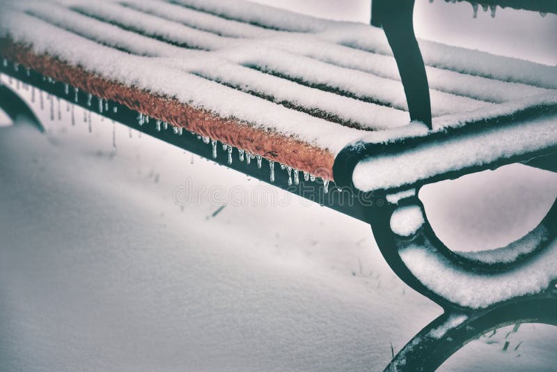 Bench stock photo. Image of bench, nature, objects, seasonal - 307023230
