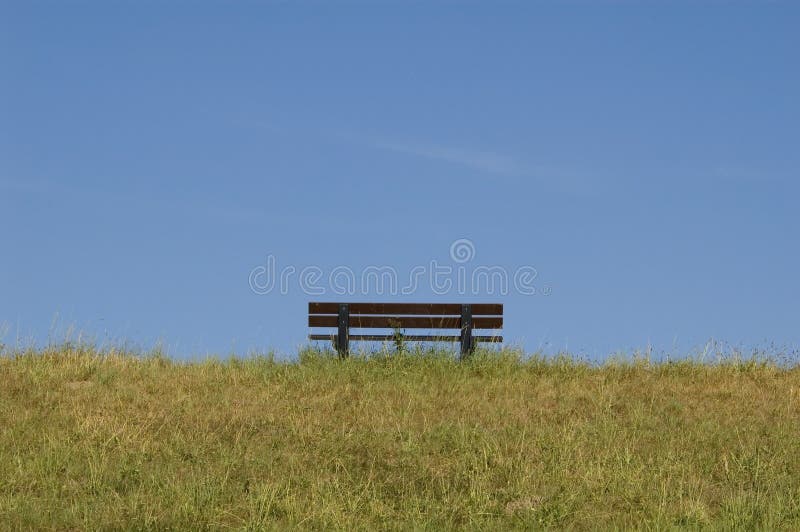 Bench On Grass Picture. Image: 1045648