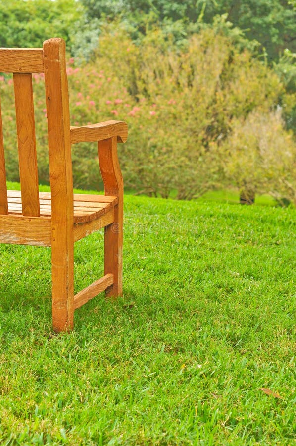 Bench on grass by a tree stock photo. Image of trees - 11233794