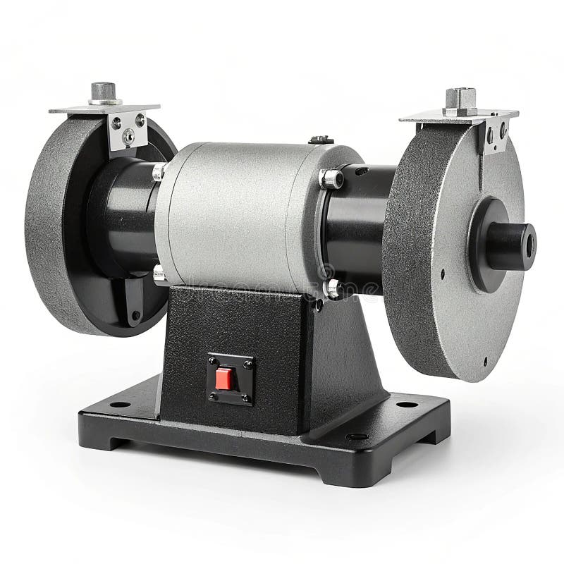 Bench Grinder for Sharpening and Grinding Stock Illustration ...