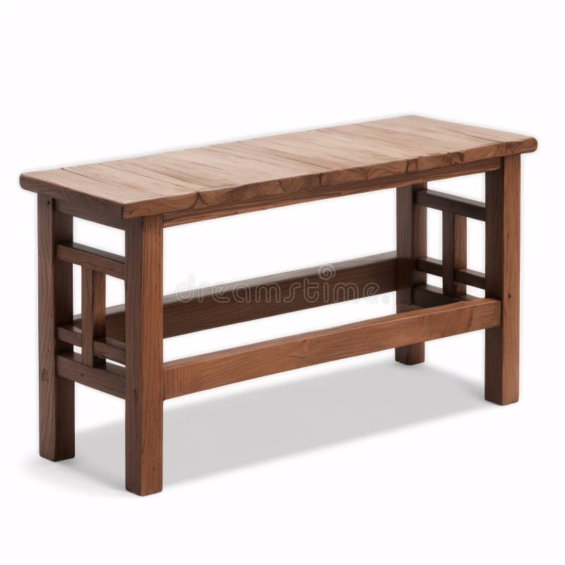 The Bench Hand Draw is Isolated on the White Background. Stock ...