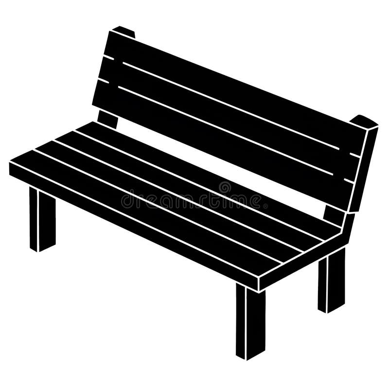 Bench icon vector stock illustration. Illustration of icon - 325638459