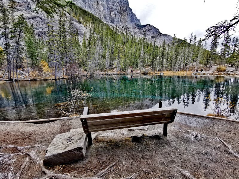 Bench by lake stock image. Image of water, pond, lake - 232012817