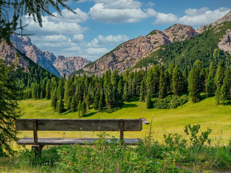 Bench on Landscape stock image. Image of sand, chair, yellow - 3587259