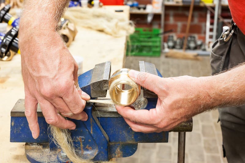 Bench-lift with Coupling for Water Stock Photo - Image of construction ...