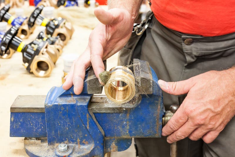 Bench-lift with Coupling for Water Stock Image - Image of sanitary ...