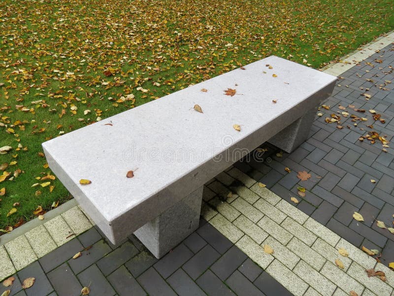Stone Park Bench stock image. Image of garden, city, seat - 896487