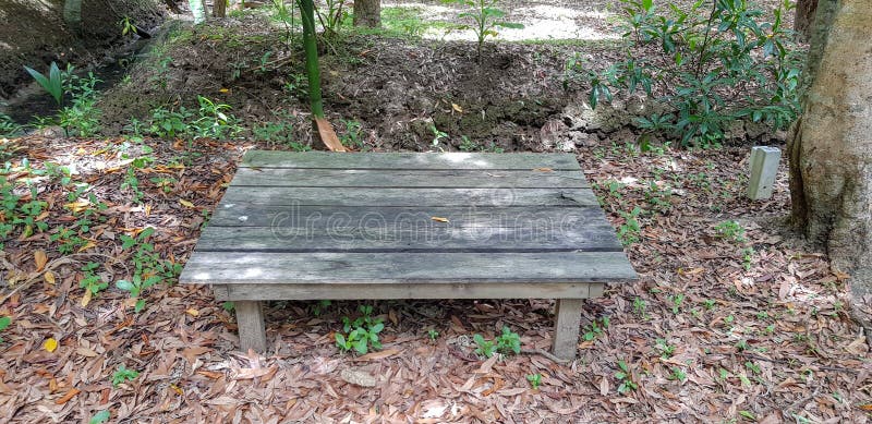 Bench Made of Weathered Wood Stock Photo - Image of hand, bench: 163374768