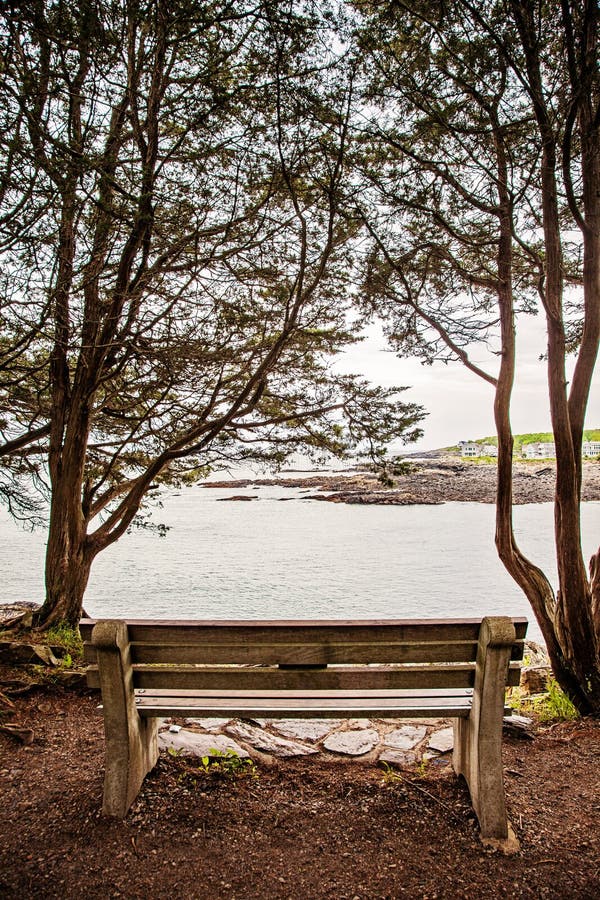 Coast of Maine Seascape in Acadia National Park Stock Image - Image of ...