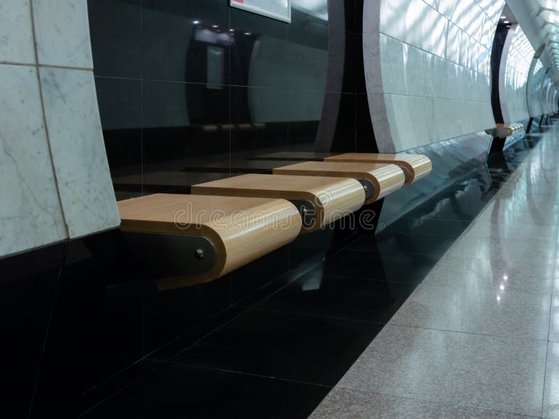 Bench on metro station stock image. Image of metro, public - 128118783