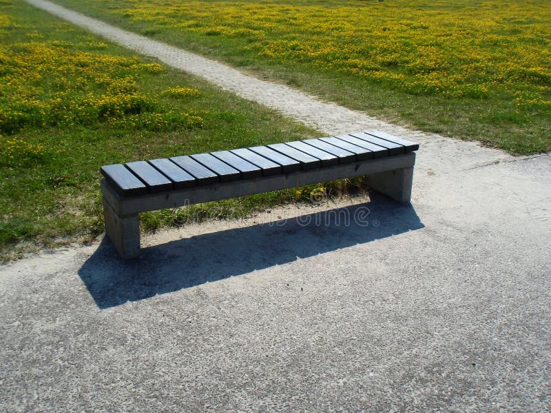 The bench stock photo. Image of object, nature, public - 42901848