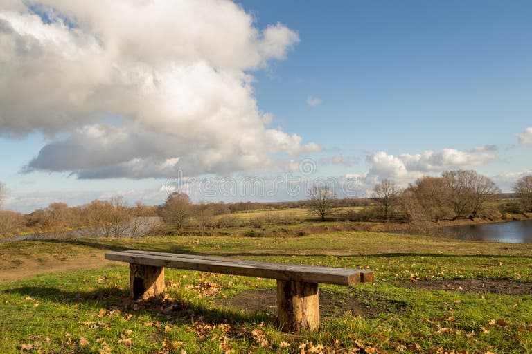 Bench near the lake. stock image. Image of belarus, lake - 56740463