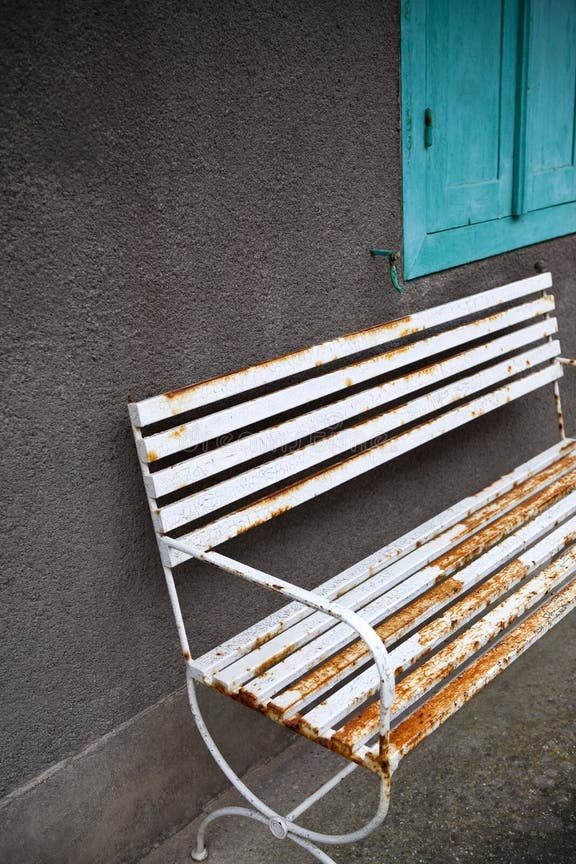 Bench stock image. Image of terrace, plaster, seat, object - 40085769