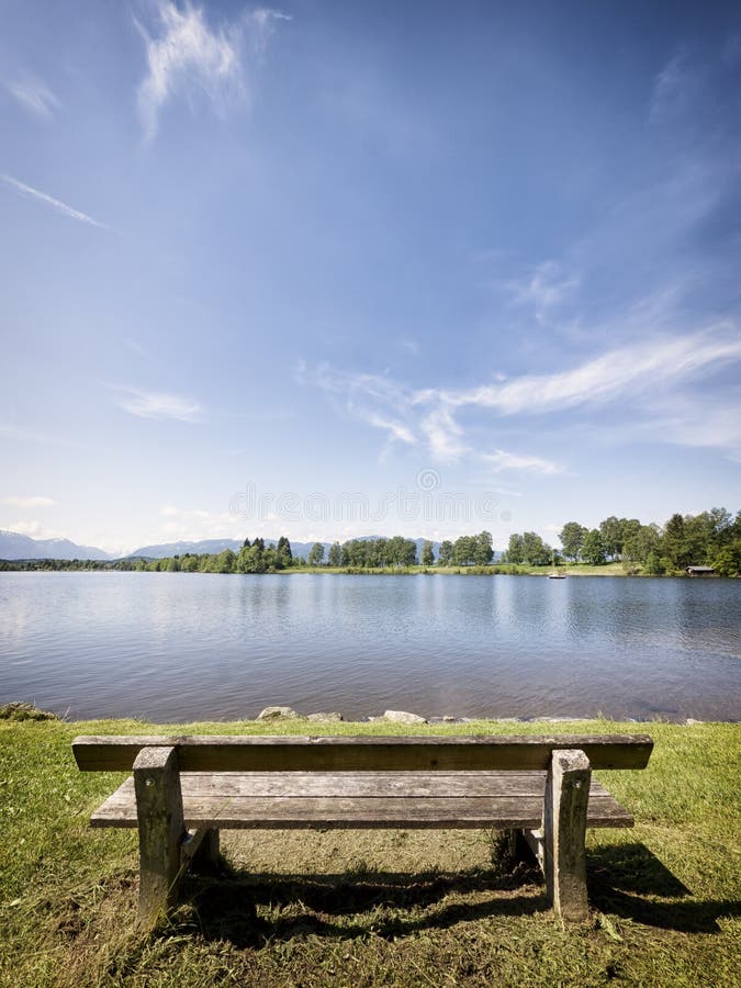 Bench stock image. Image of away, park, hill, nature - 35127805