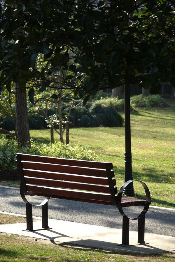 Bench in park stock image. Image of bench, outdoor, park - 9490483