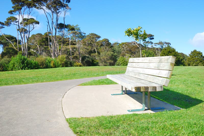 Bench at park stock photo. Image of colorful, landscape - 6087986