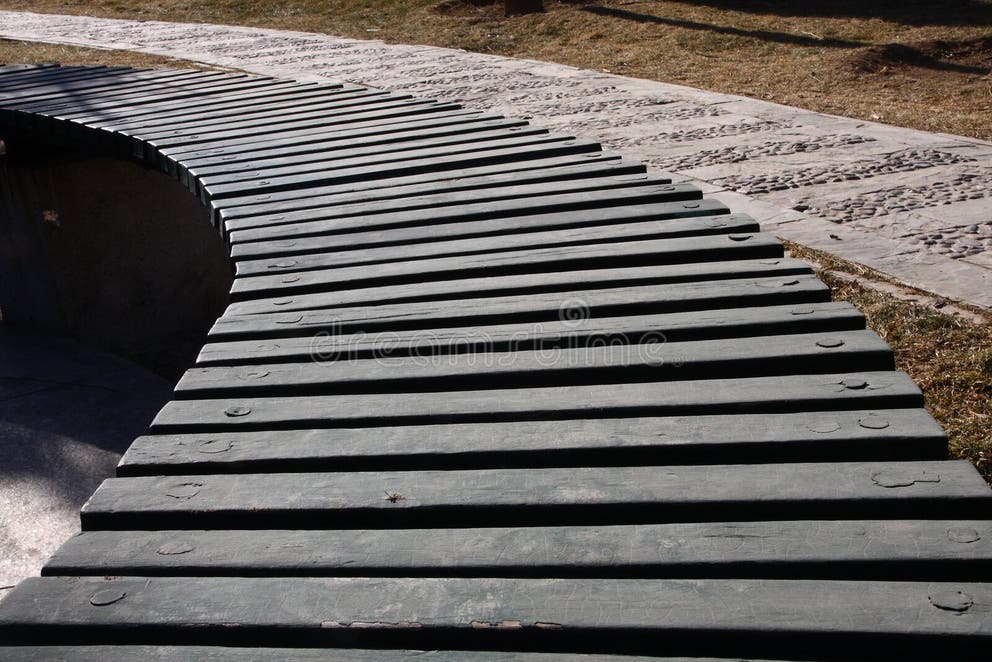 Bench and path stock image. Image of park, grass, path - 12798621