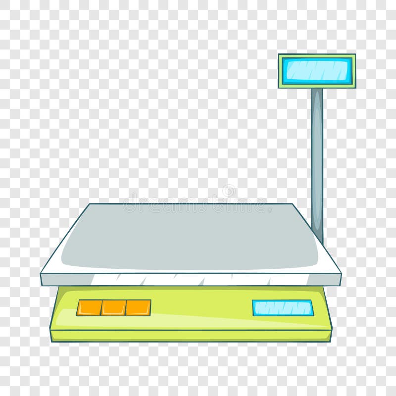 Bench Scales Icon, Cartoon Style Stock Vector - Illustration of ...