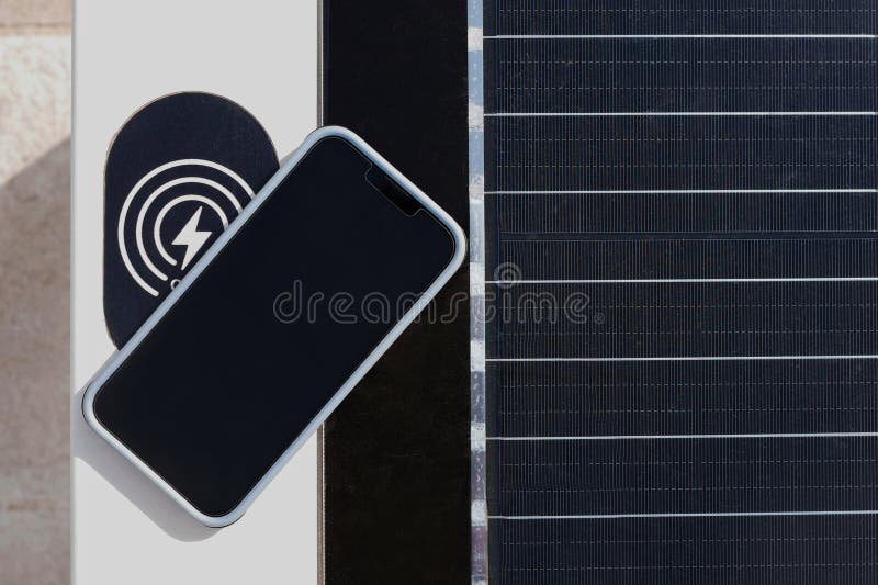 Bench with Solar Panel, Powered by Sunlight, and Place for Charging ...