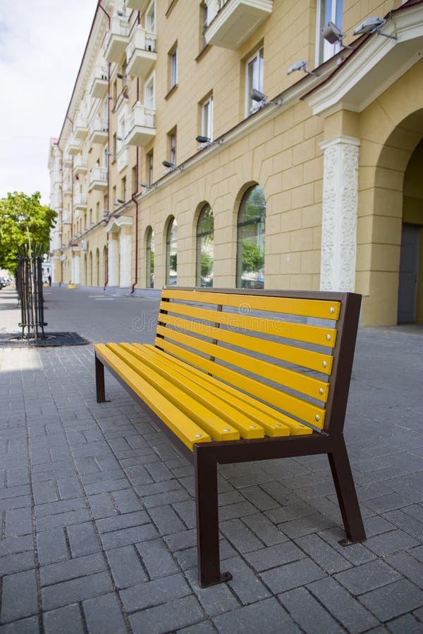 Bench on the street, Bench which is on Karl Marks Street in