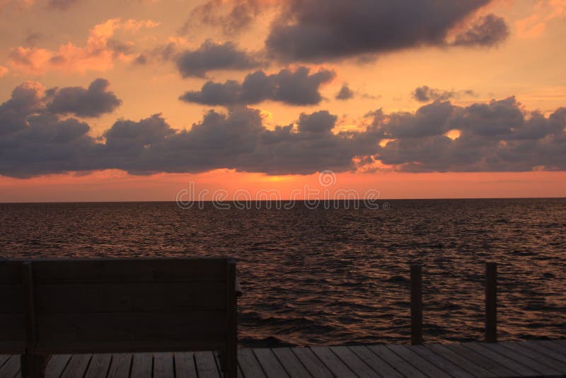 Bench And Sunset Picture. Image: 6702117