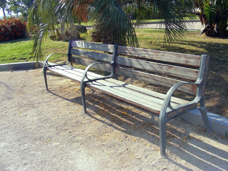 Bench to sit in the park stock photo. Image of heather - 118889288