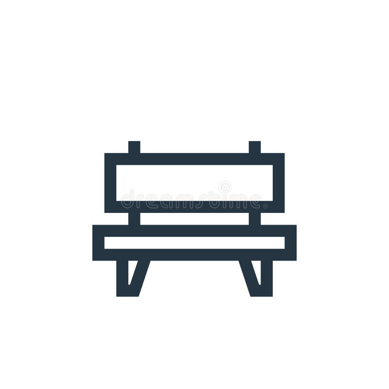 Bench Vector Icon. Bench Editable Stroke. Bench Linear Symbol for Use ...