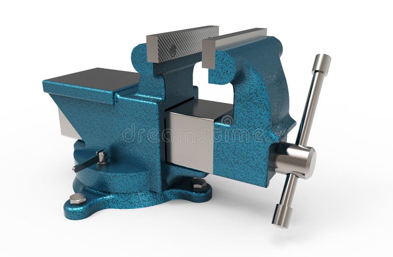 Bench vice stock image. Image of object, studio, grip - 83503129