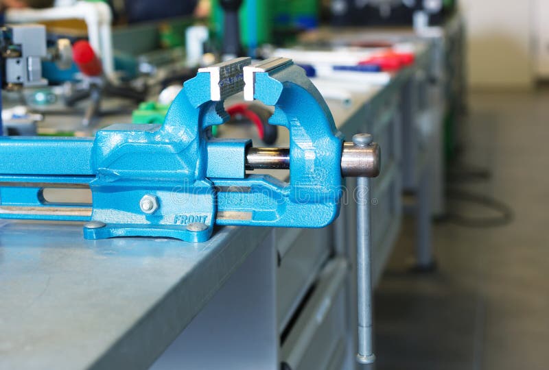 Bench vice stock image. Image of occupation, heavy, clamp - 30875601