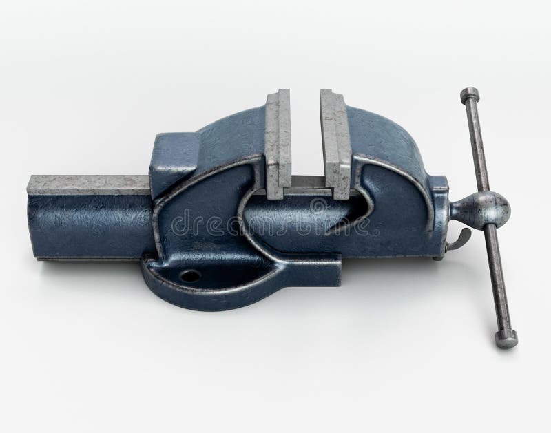 Bench Vice Grip stock illustration. Illustration of iron - 317282893