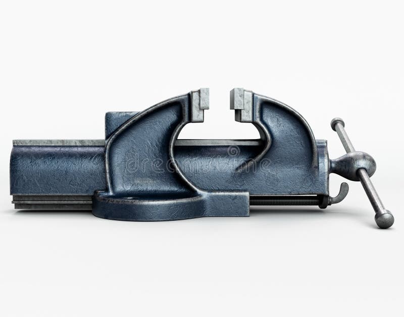 Bench Vice Grip stock illustration. Illustration of workbench - 317282933