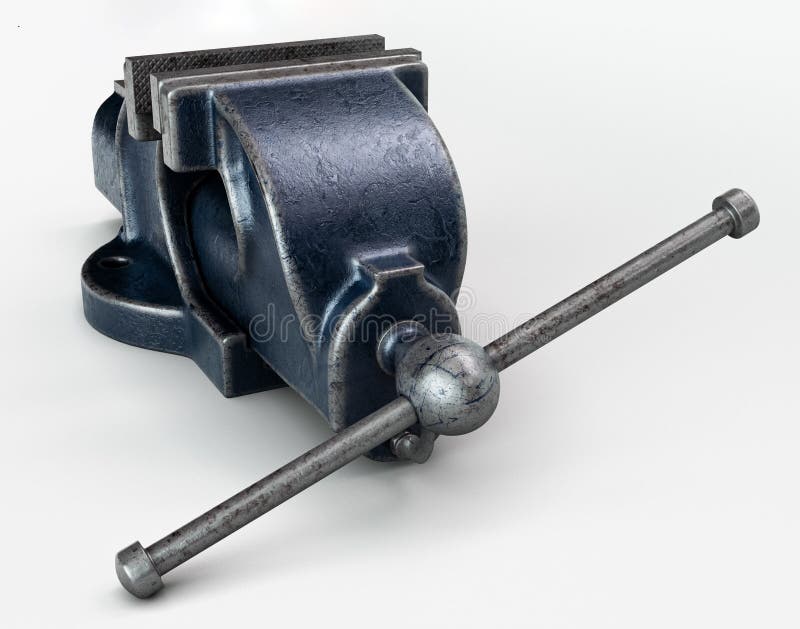 Bench Vice Grip stock illustration. Illustration of workshop - 317283050