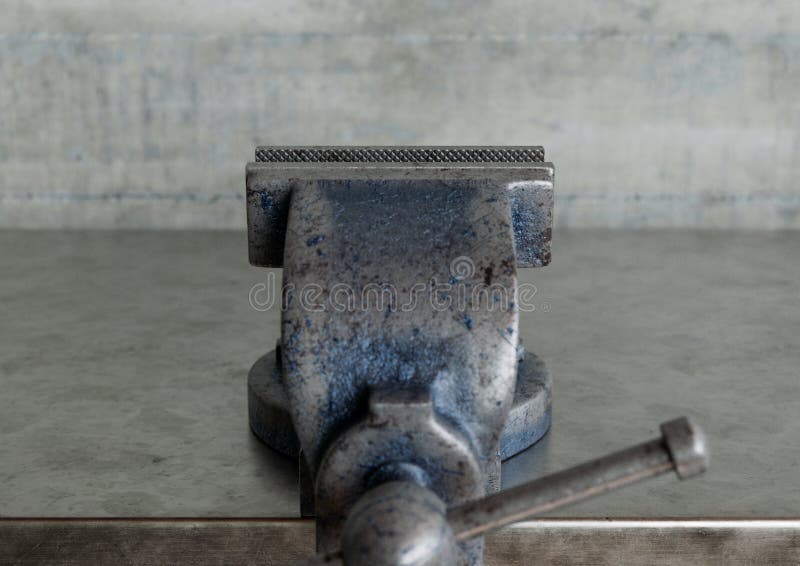 Bench Vice Grip stock illustration. Illustration of mechanical - 317282996