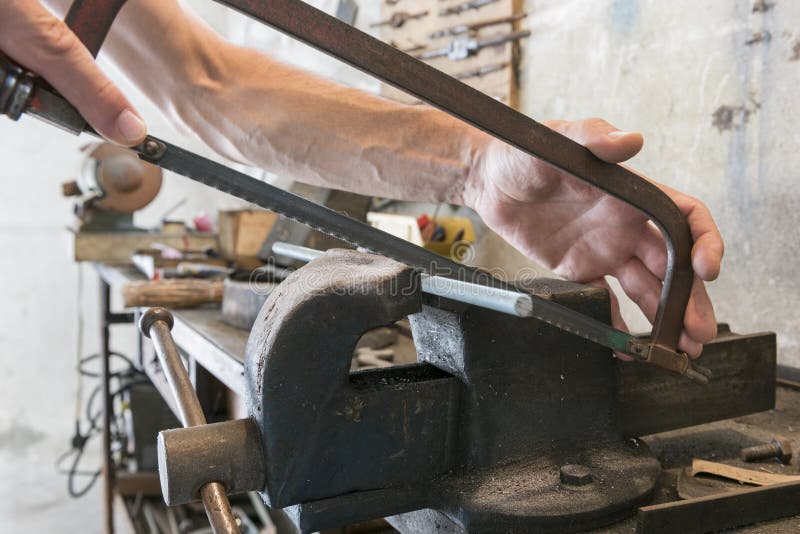 Bench vise stock photo. Image of grinder, repair, dirty - 57217444