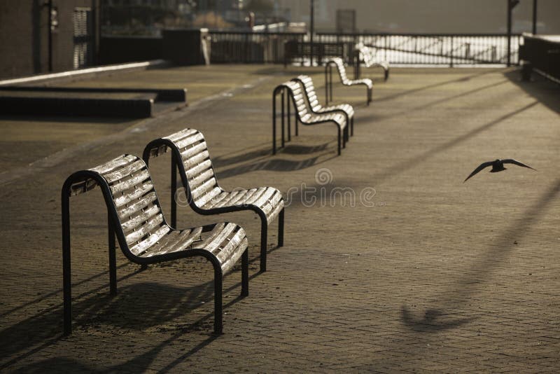 Benches stock image. Image of cities, london, avenue - 27460437