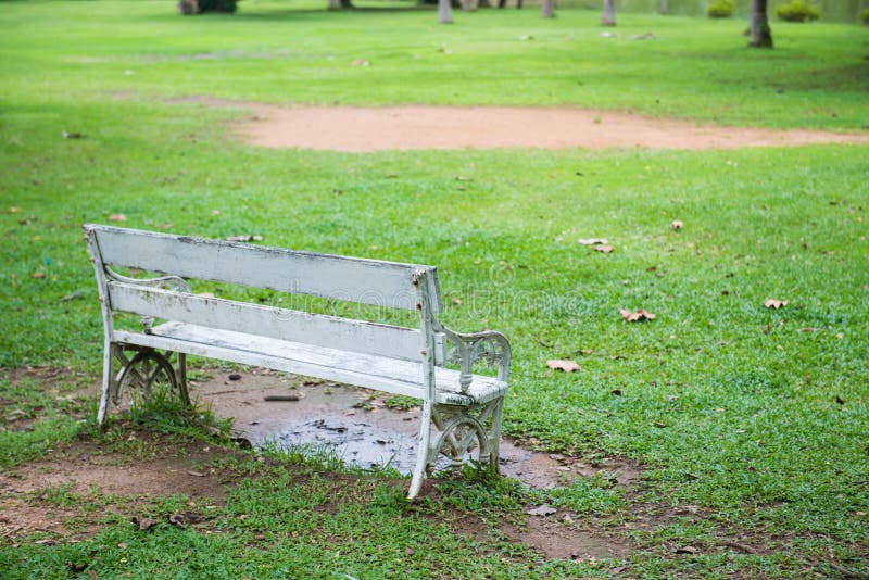 Benches for Relaxing in the Park Stock Photo - Image of outdoor, park ...