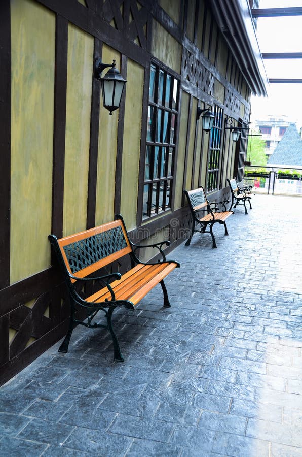 Benches on the road stock photo. Image of path, rest - 39396272