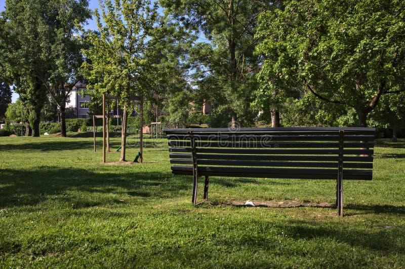Benches Shore Lake Park Italian Town Stock Photos - Free & Royalty-Free ...