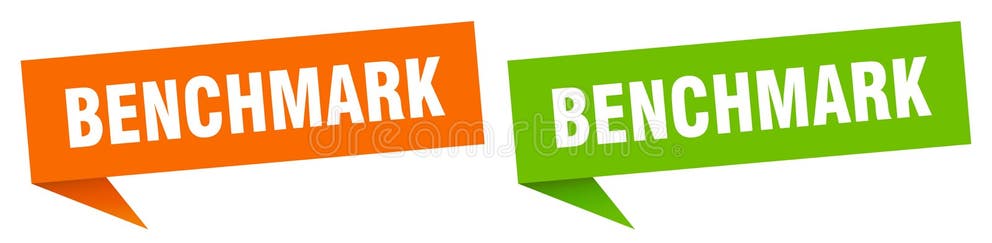 Benchmark Banner. Benchmark Speech Bubble Label Set Stock Vector ...